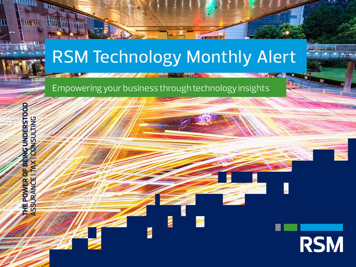 RSM Technology Monthly Alert - July 2025 | Hong Kong Assurance